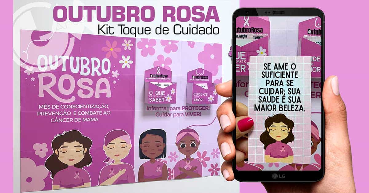 Outubro Rosa - Kit Toque de Cuidado - GMartes
